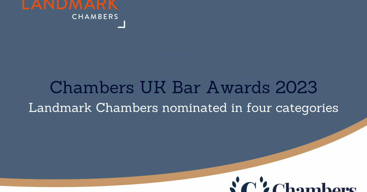 Landmark Chambers and members shortlisted for… - Landmark Chambers