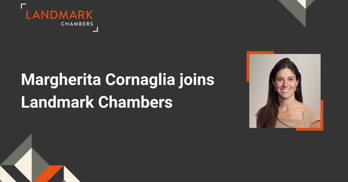 Margherita Cornaglia, climate and environmental… - Landmark Chambers
