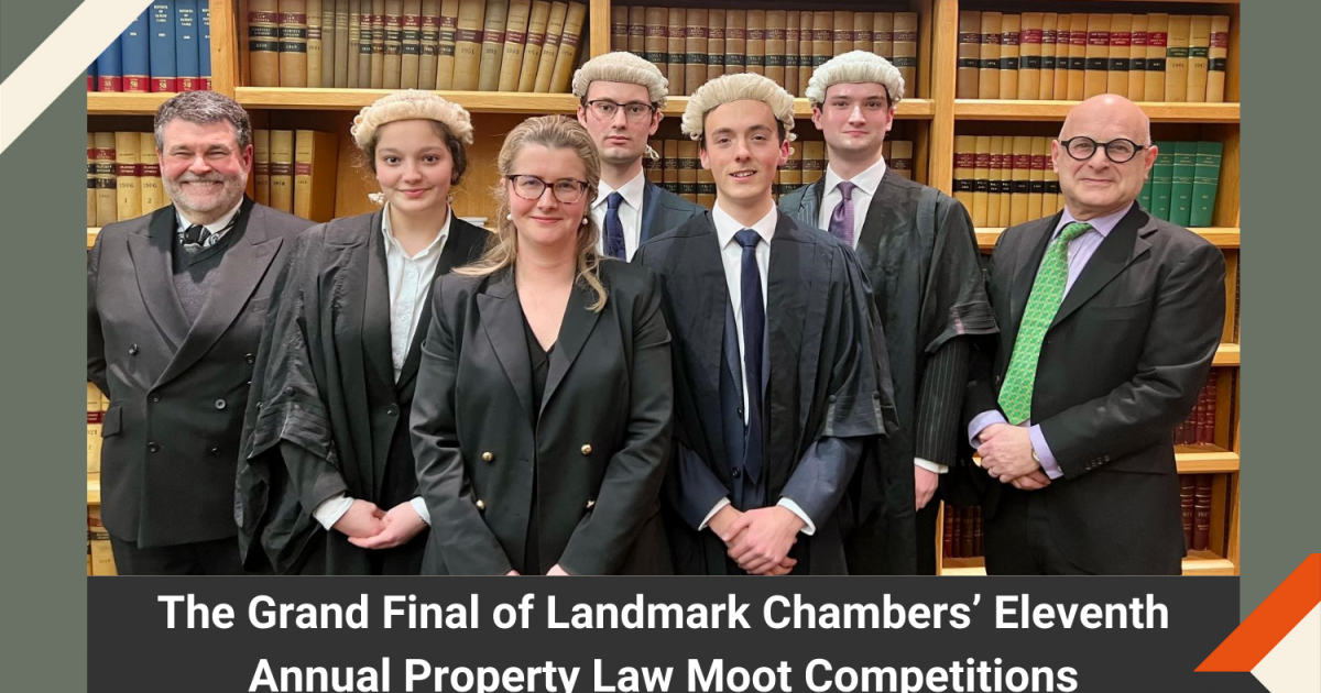 The Grand Final of Landmark Chambers’ Eleventh… - Landmark Chambers